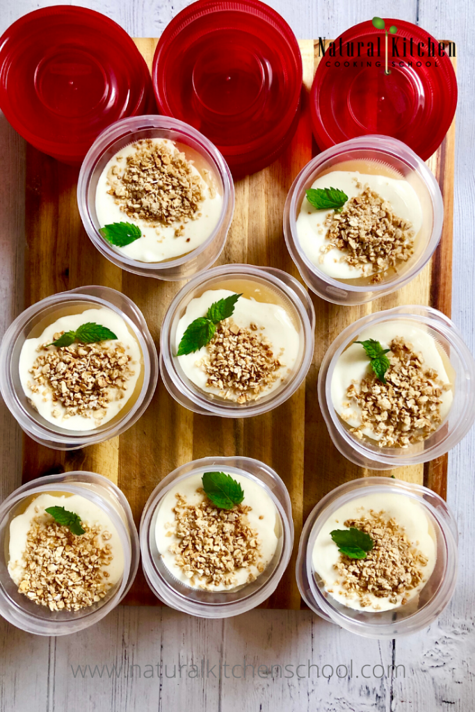 Lemon Pudding Parfaits - Natural Kitchen Cooking School