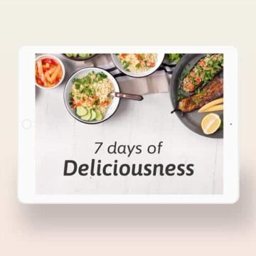 7 Days of Deliciousness Meal Plan - Natural Kitchen Cooking School