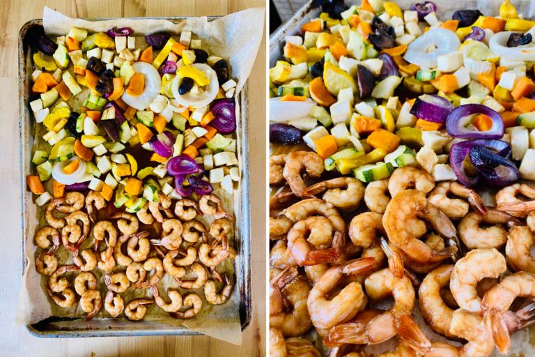Easy Shrimp Sheet Pan Dinner - Natural Kitchen Cooking School