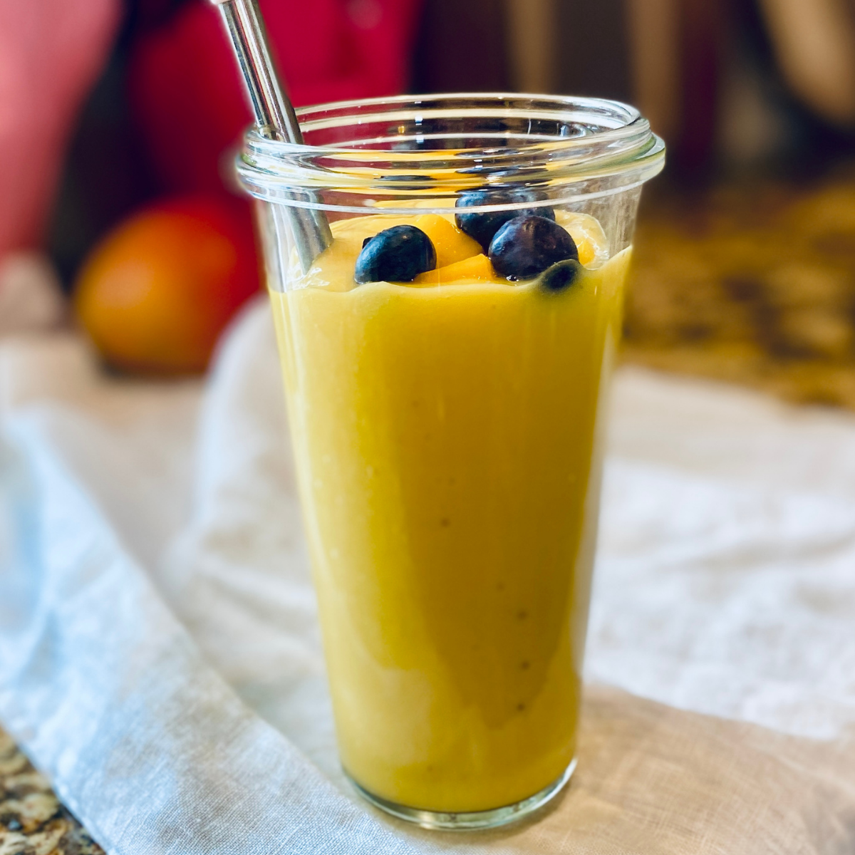 Healthy Mango Smoothie: A New Favorite (+ How to Cut a Mango) - Natural ...