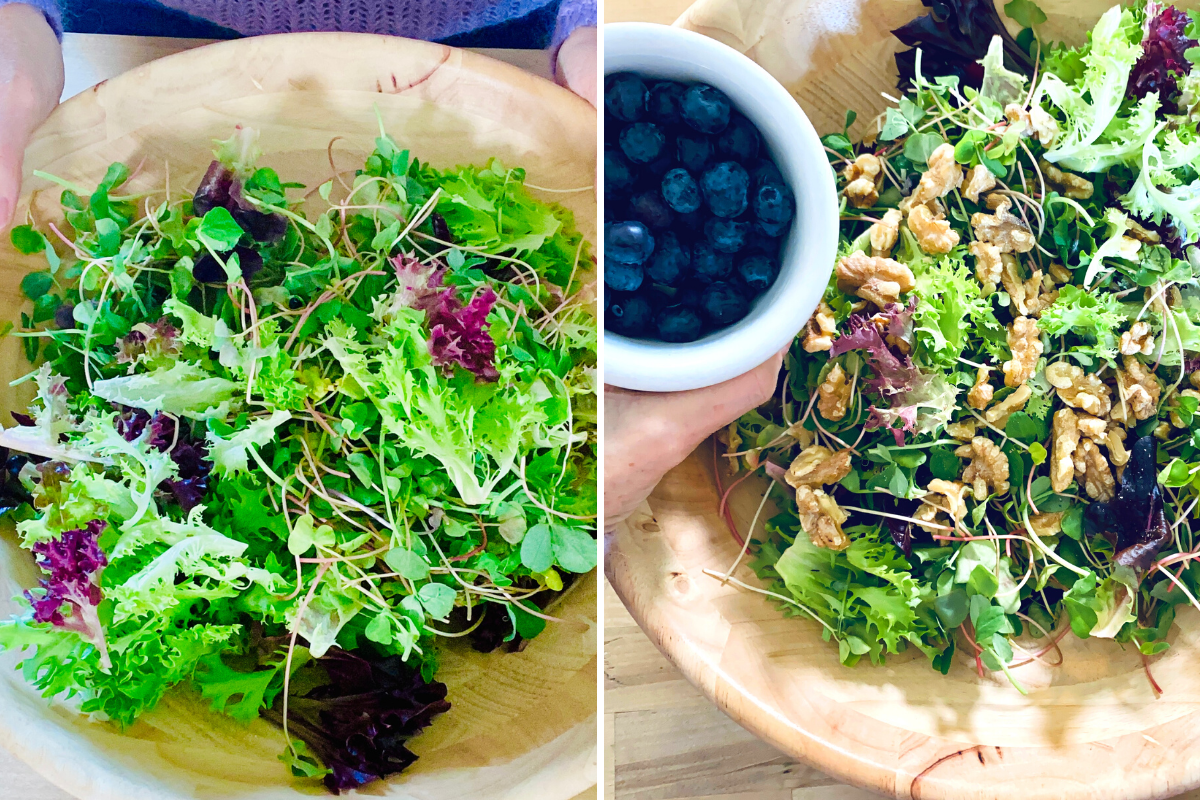 Mesclun Salad with 3 Anti-inflammatory Foods - Natural Kitchen Cooking ...