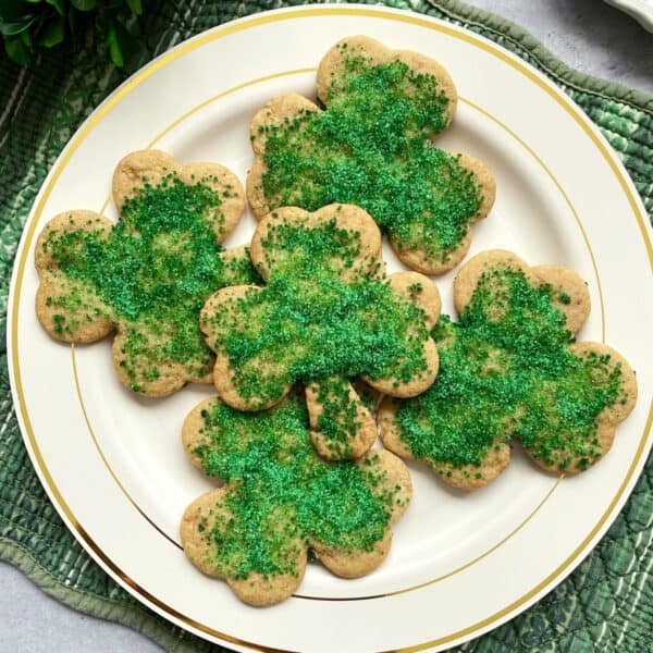 Shamrock Sand Tart Cookies for a Sweet St. Patrick's Day Treat (Vegan ...